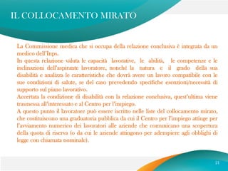 invalidità civile e collocamento mirato | PDF