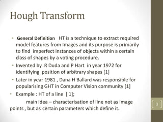 Invariant Generalised Hough Transform | PPTX | Web Development | Internet