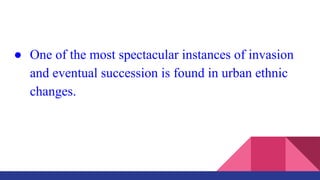 Invasion and succession | PPT