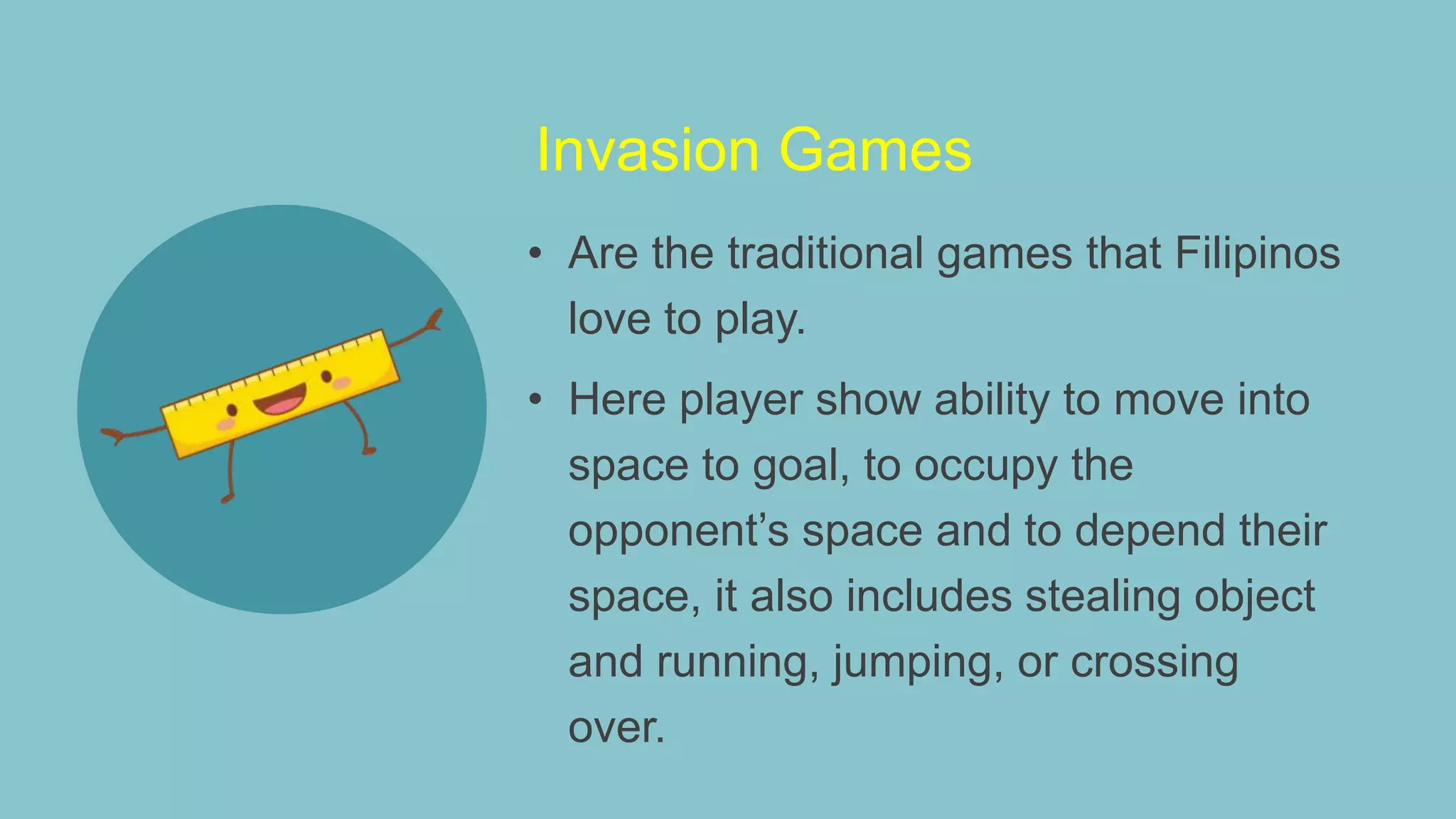 Invasion Games Physical Education 6 | PPTX