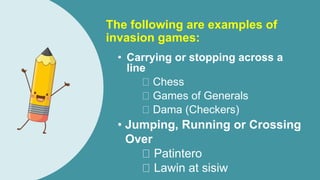 Invasion Games Physical Education 6 | PPTX