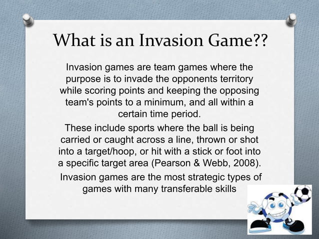 Invasion games powerpoint | PPTX