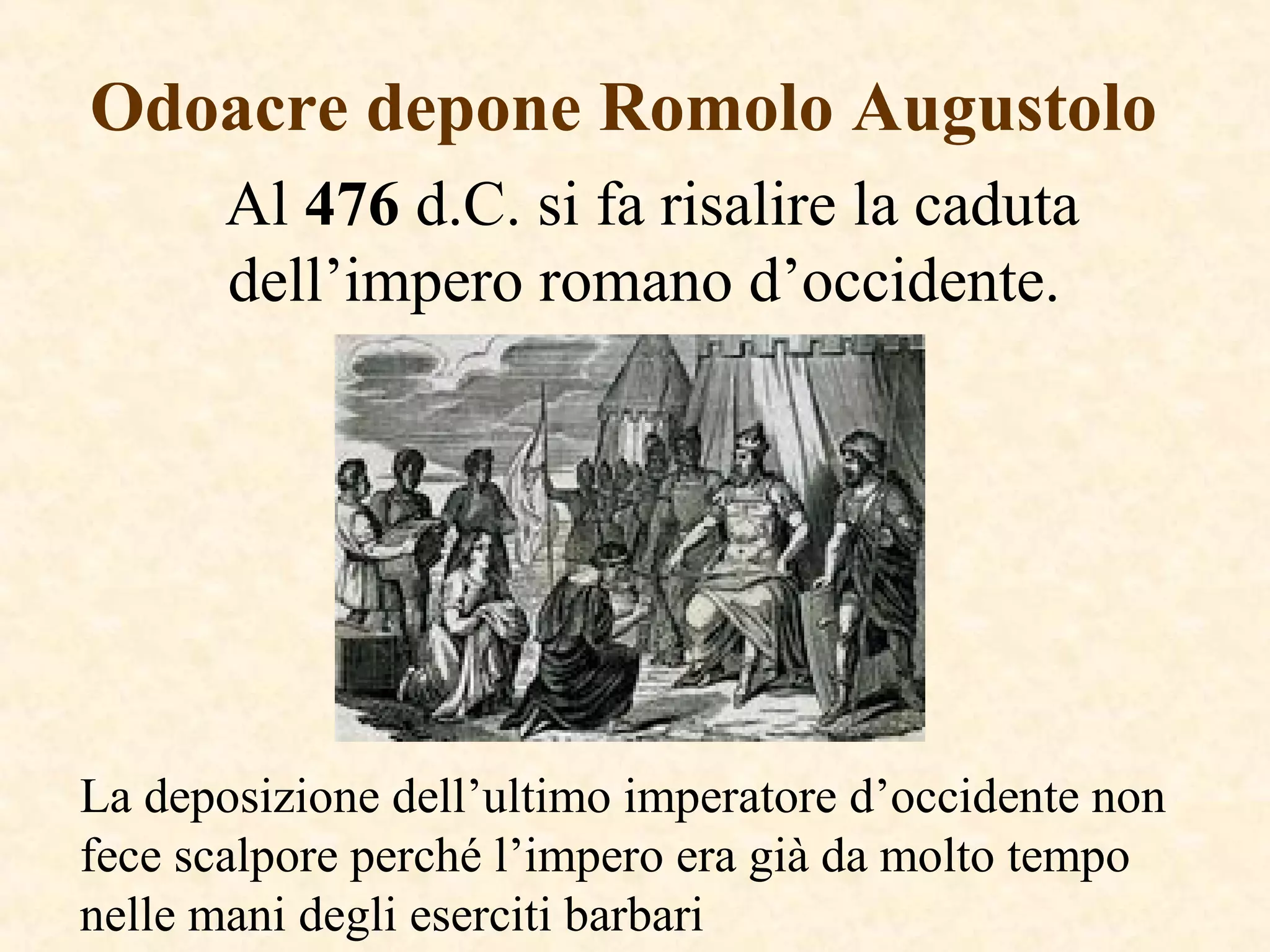 Le invasioni barbariche | PPT