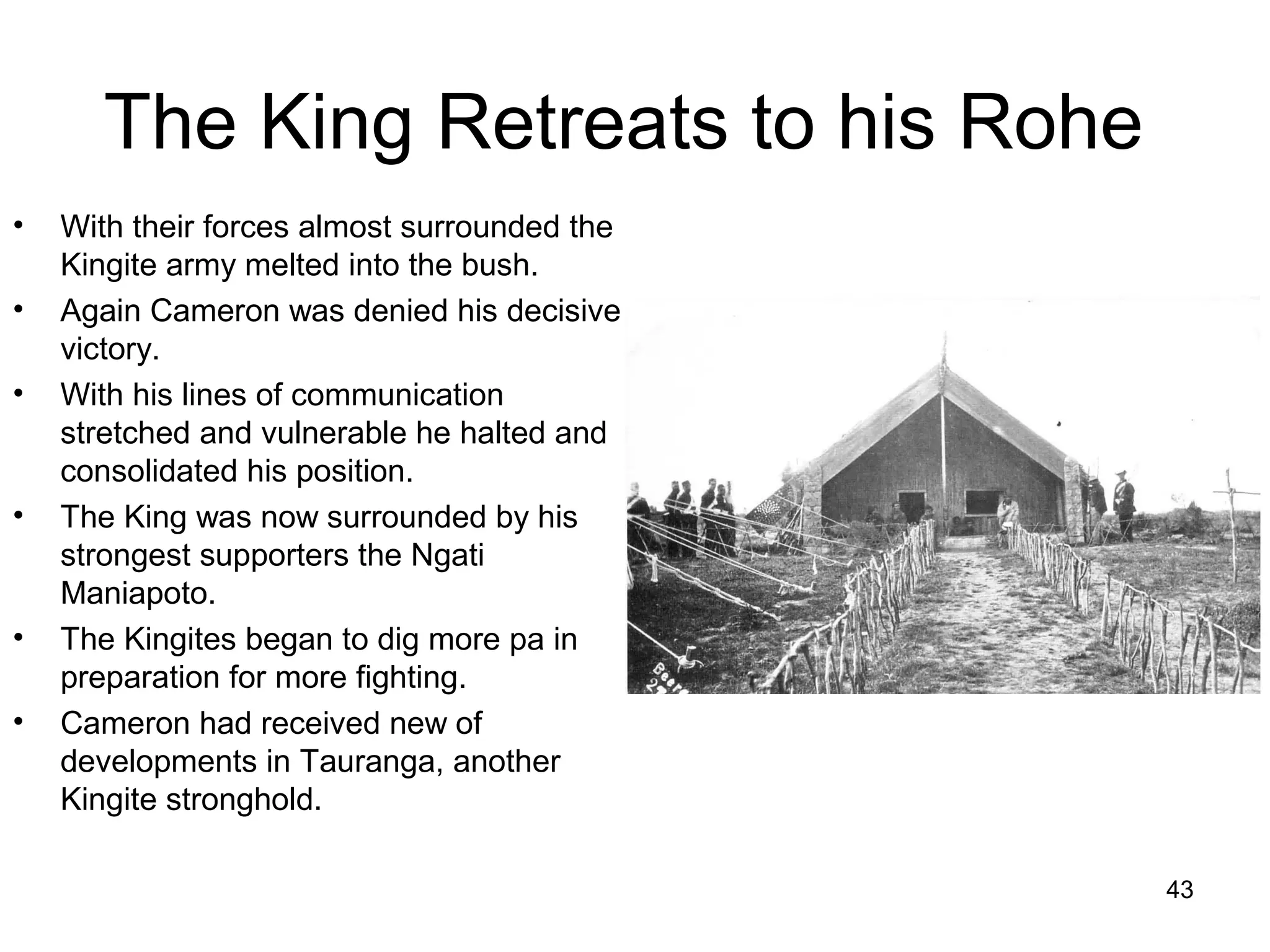 Level 2 History: The 1863 Invasion of the Waikato | PPT