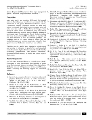 Invasive Alien Plant Species Assessment in Urban Ecosystem: A Case ...