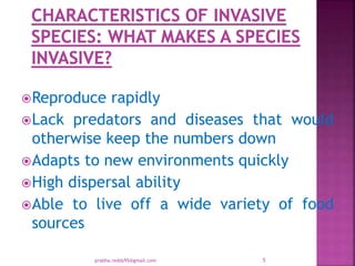 Invasive and alien insect pests impact in india | PPTX