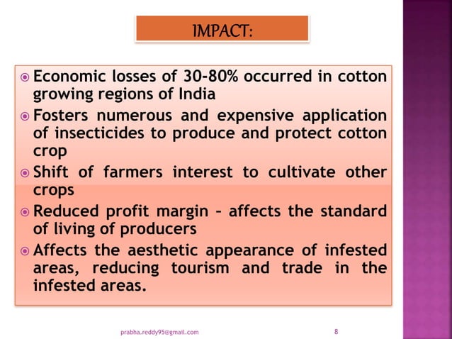 Invasive and alien insect pests impact in india | PPTX | Agriculture ...