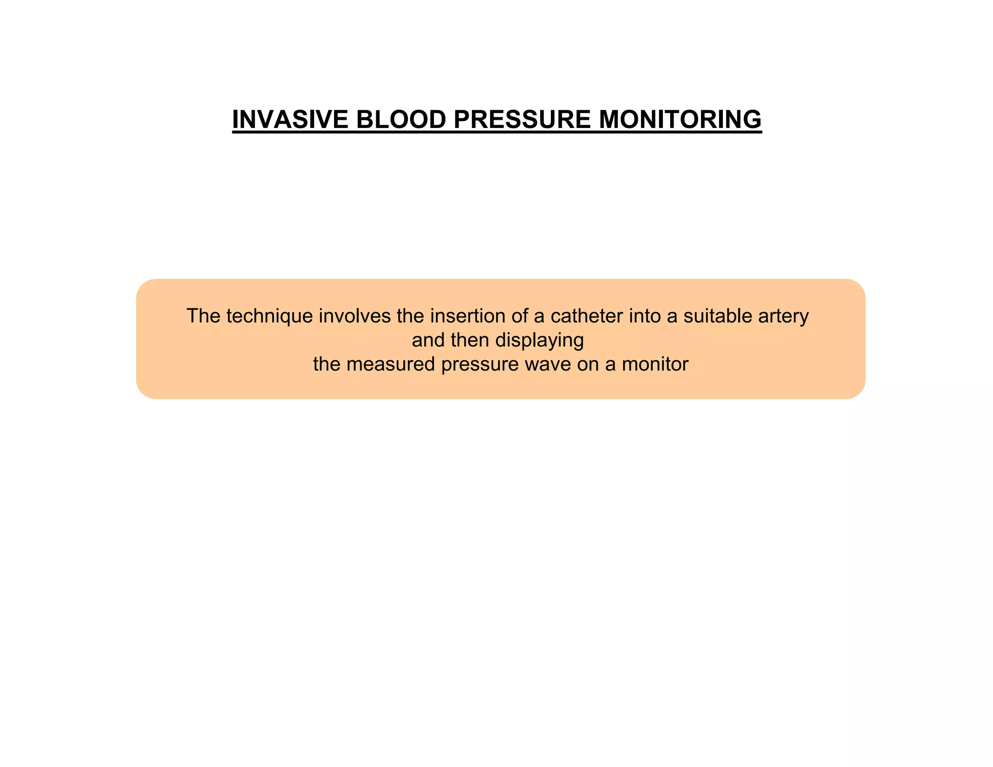 Invasive blood pressure_monitoring | PDF