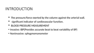 INVASIVE BLOOD PRESSURE & NON INVASIVE BLOOD PRESSURE.pptx