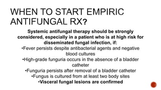 Invasive fungal infection in icu | PPTX