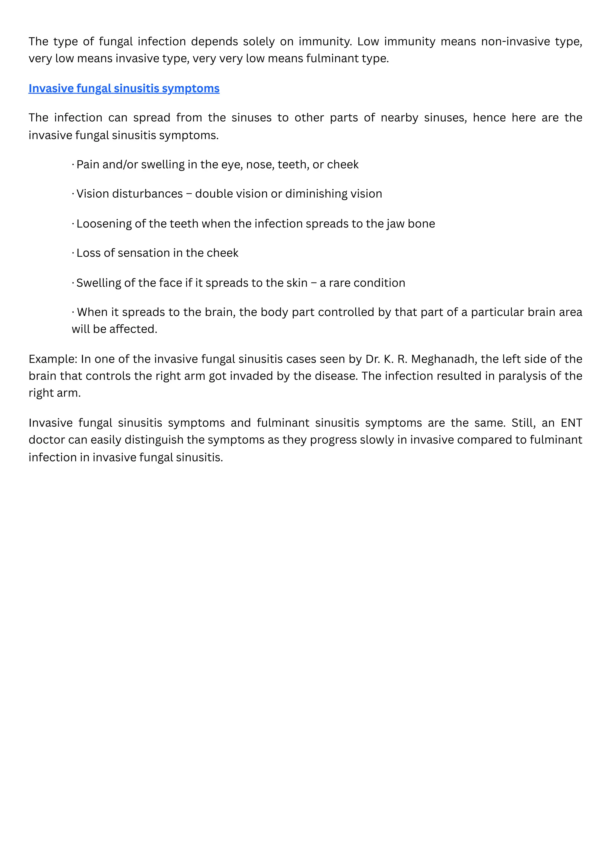 Invasive Fungal Sinusitis - Symptoms, Diagnosis, And Treatment.pdf