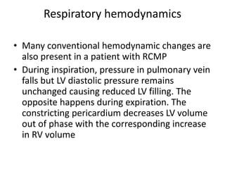Invasive hemodynamics of constrictive pericarditis | PPTX