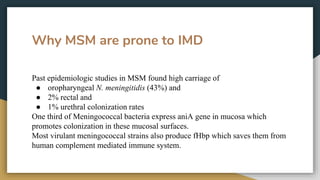 Invasive meningococcal disease in MSM | PPT