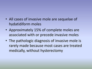 Invasive Mole | PPTX