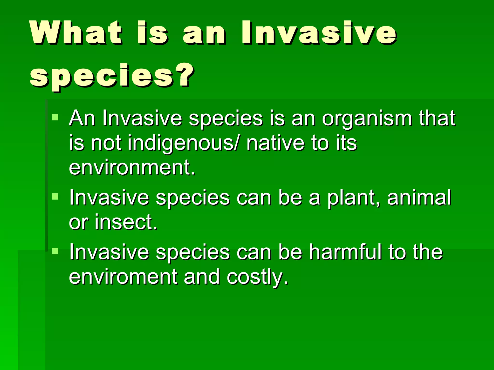 Invasive species | PPT