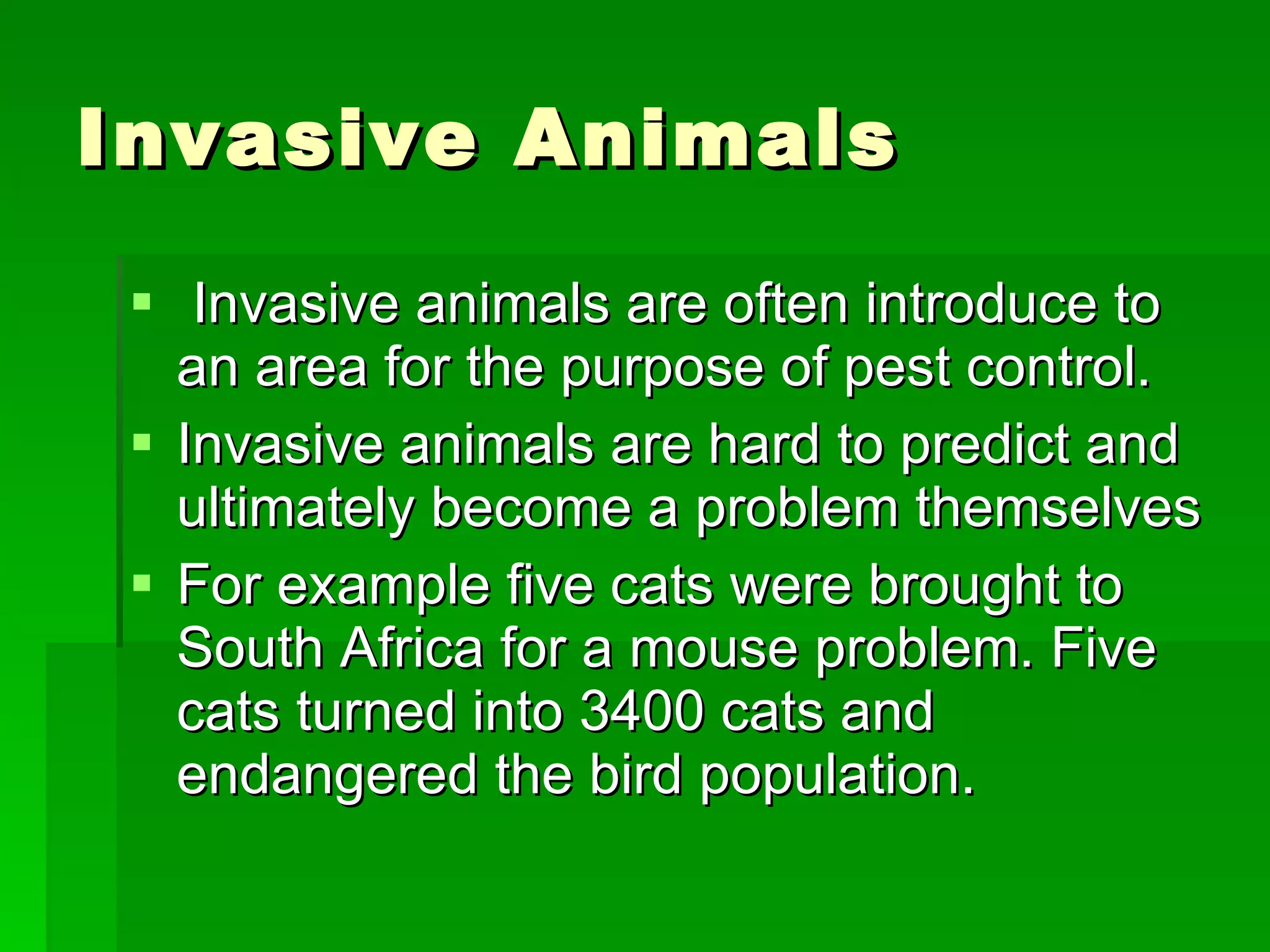 Invasive species | PPT