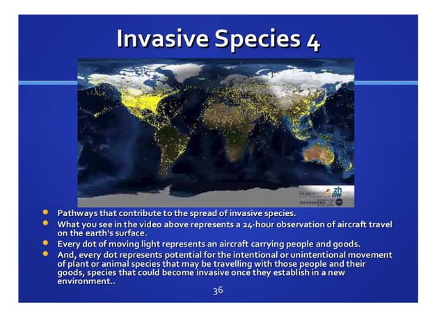 Invasive species A Lecture By Mr Allah Dad Khan Visiting Professor the ...