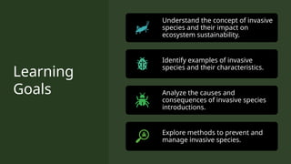 Invasive Species for biology class and plant | PPTX