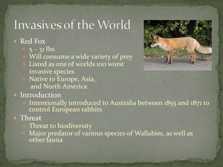 Invasive species seth knochel | PPT