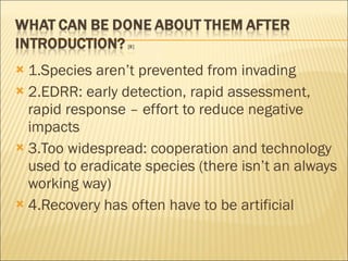 Invasive species finished_epic | PPT | Environment | Science