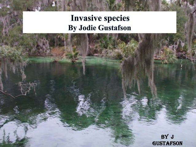 Invasive species presentation completed | PPTX