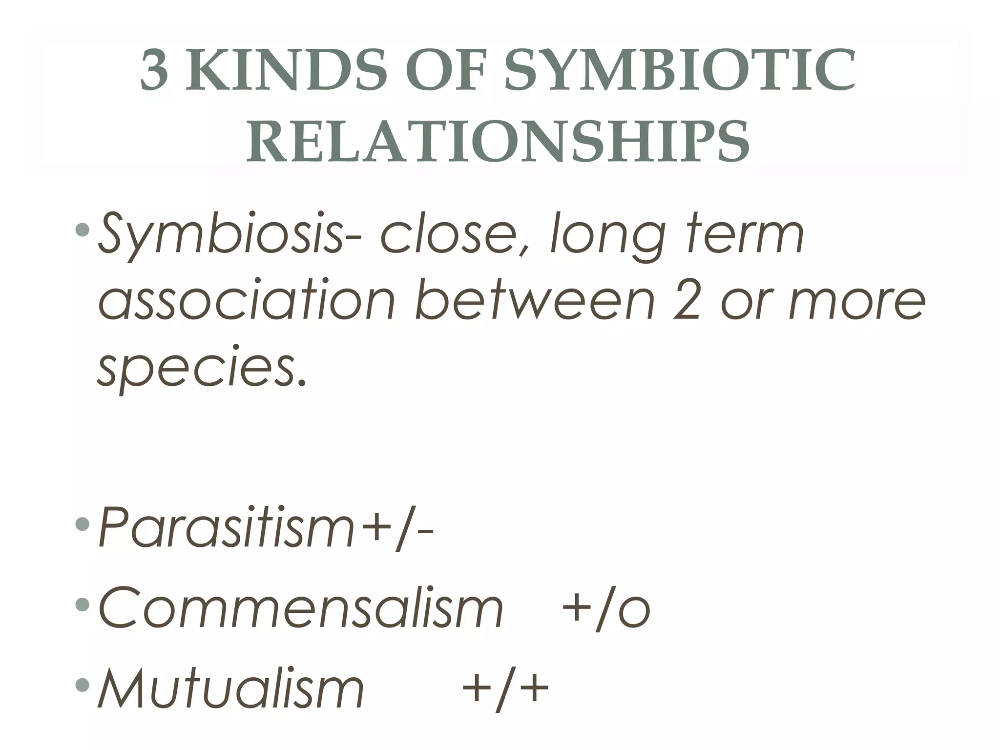Invasive species & symbiosis | PPT