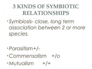 Invasive species & symbiosis | PPT