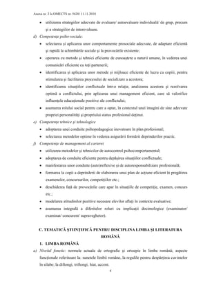 Invatatori - programa examen titularizare | PDF