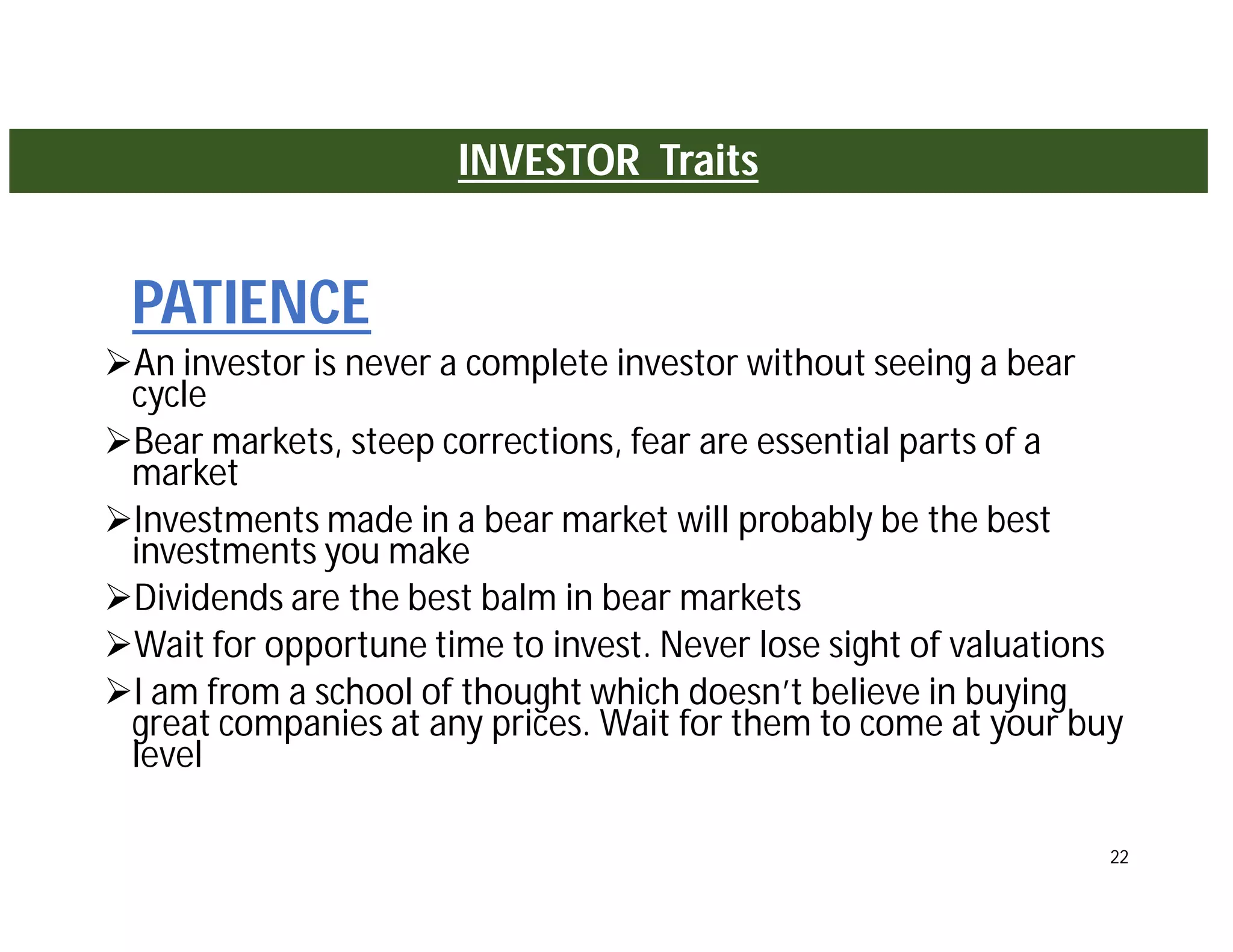 Investor Behavior & Traits | PDF | Stocks and Bonds | Personal Investing