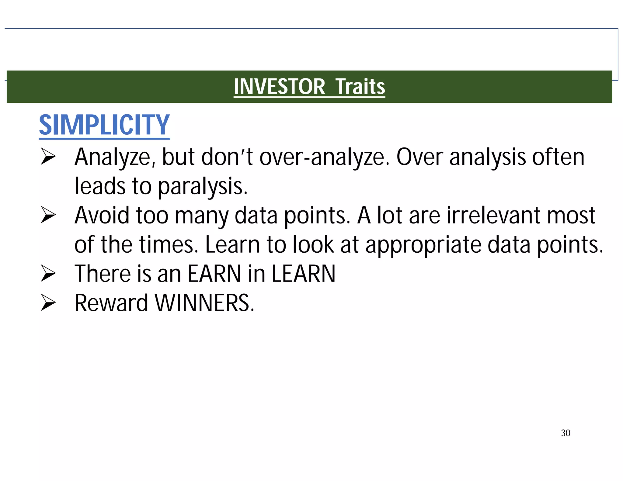 Investor Behavior & Traits | PDF | Stocks and Bonds | Personal Investing