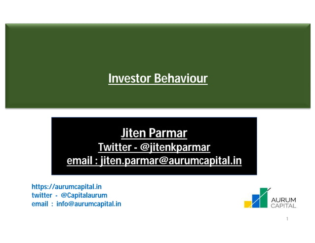 Investor Behavior & Traits | PDF | Stocks and Bonds | Personal Investing