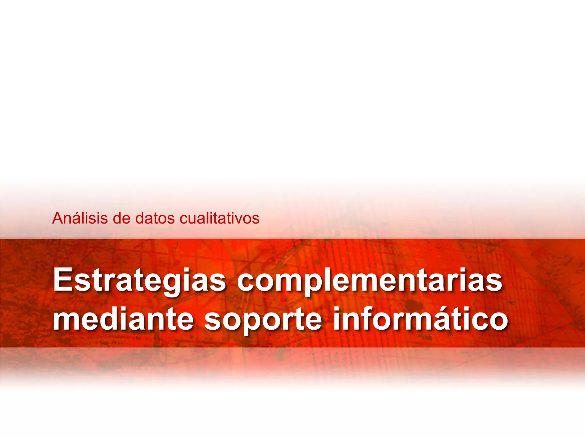 CAQDAS - Análisis cualitativo asistido por ordenador | PDF | Databases | Computer Software and ...