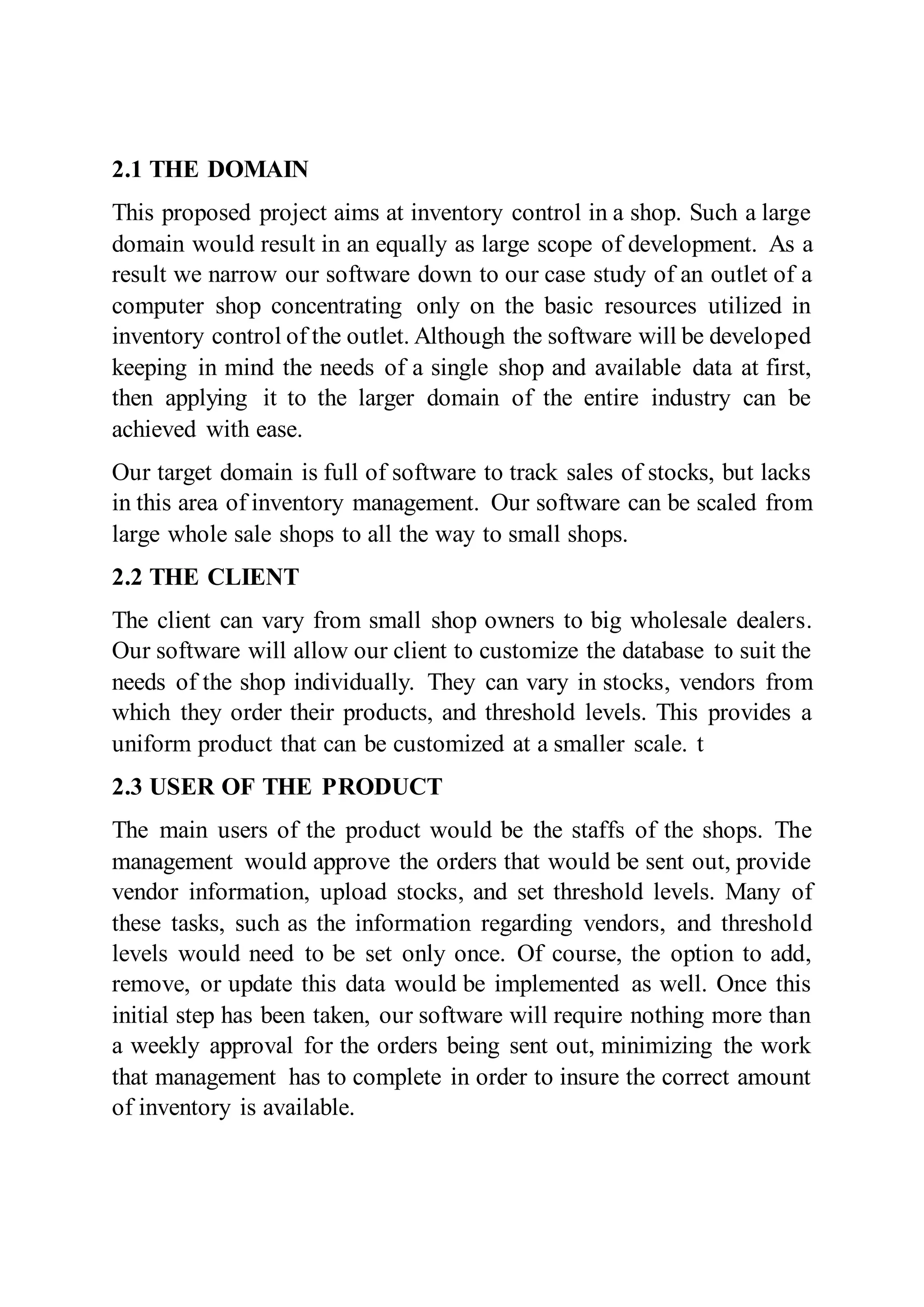 Inventory Management System | DOCX
