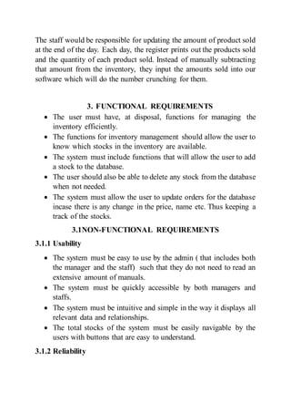 Inventory Management System | DOCX
