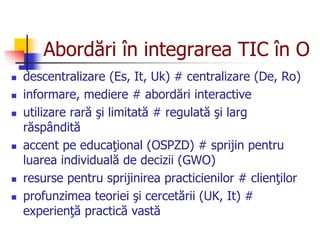 Inventar instrumente TIC in consiliere | PPT