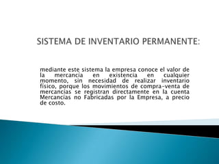 Inventario | PPTX