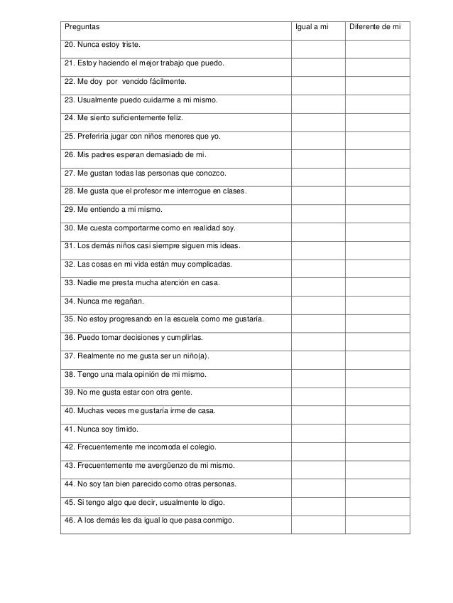 Inventario De Autoestima inventario-de-autoestima