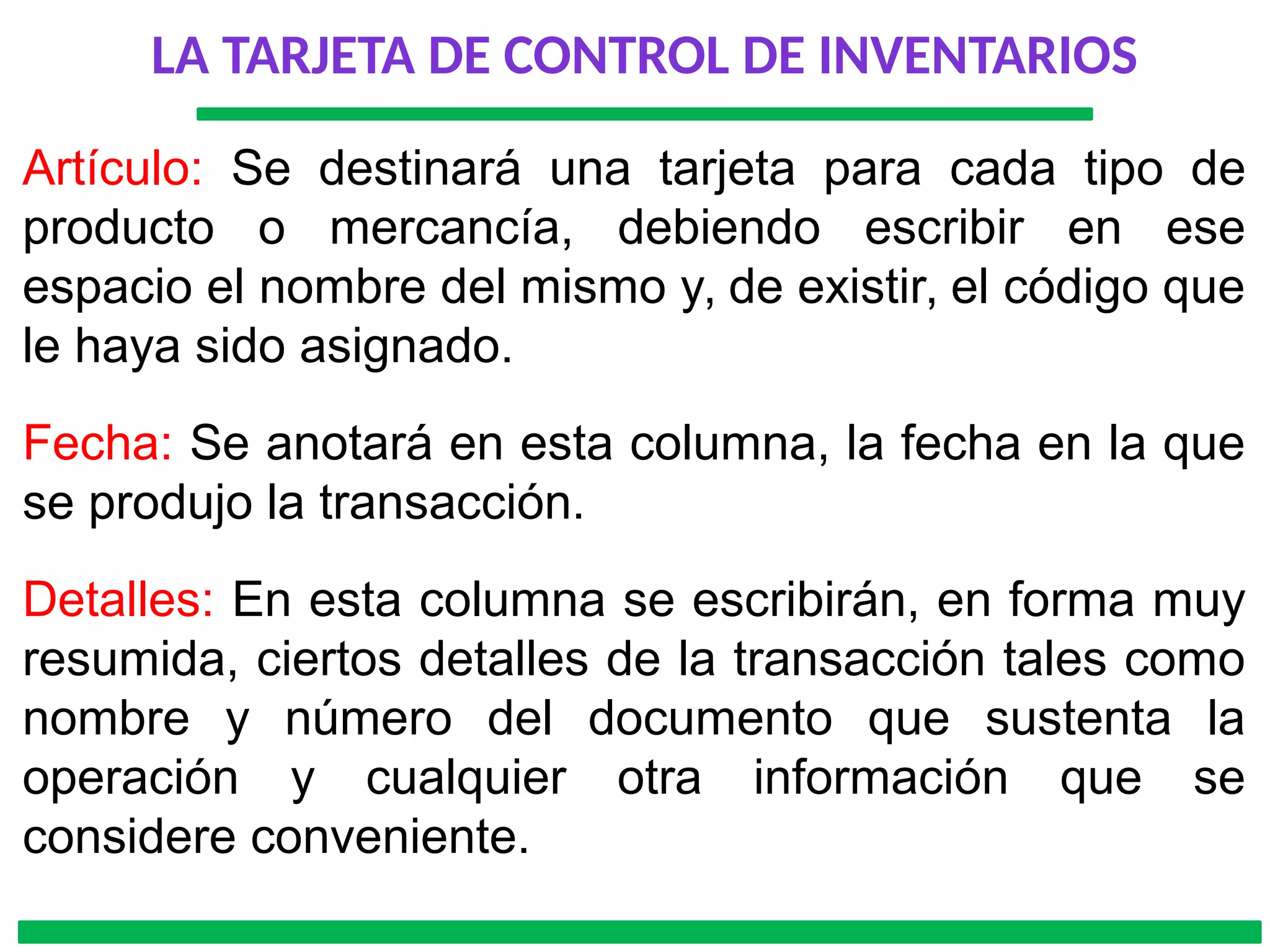 Inventario Método Peps | PDF