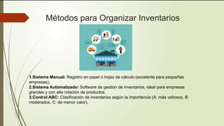 Clasificación de los distintos tipos de inventarios | PPTX