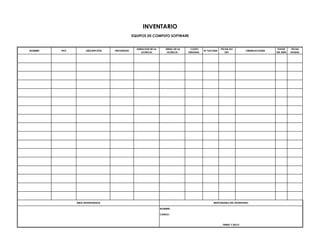Inventario software | PDF | Computing | Technology & Computing