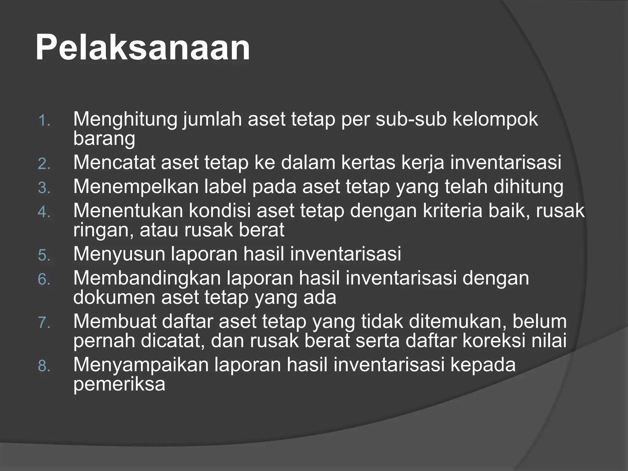 Inventarisasi aset - Asset Inventory as a part of asset management | PPTX