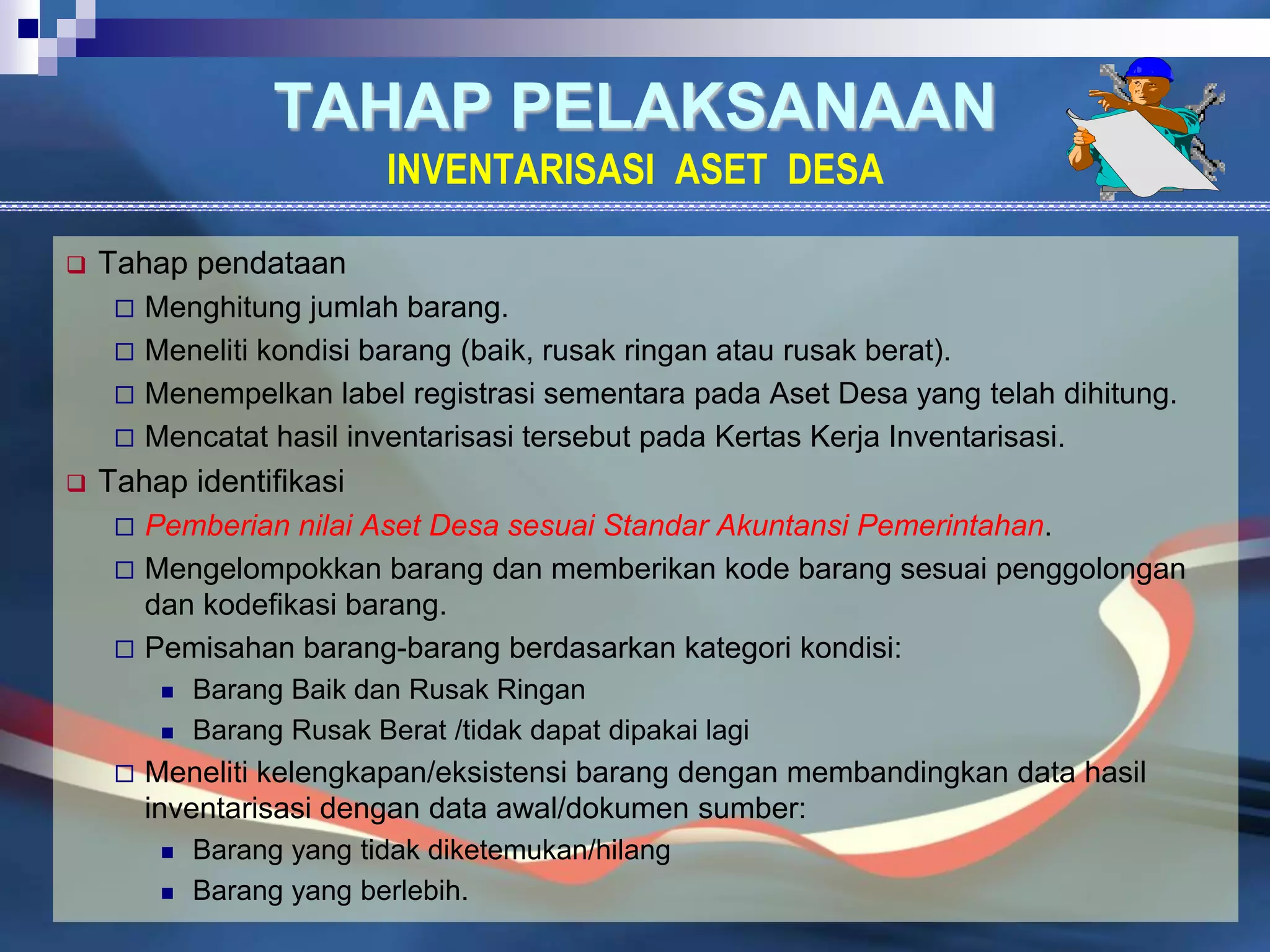 Inventarisasi Aset Desa - Sugeng - Malming 03 April 2021 | PPTX