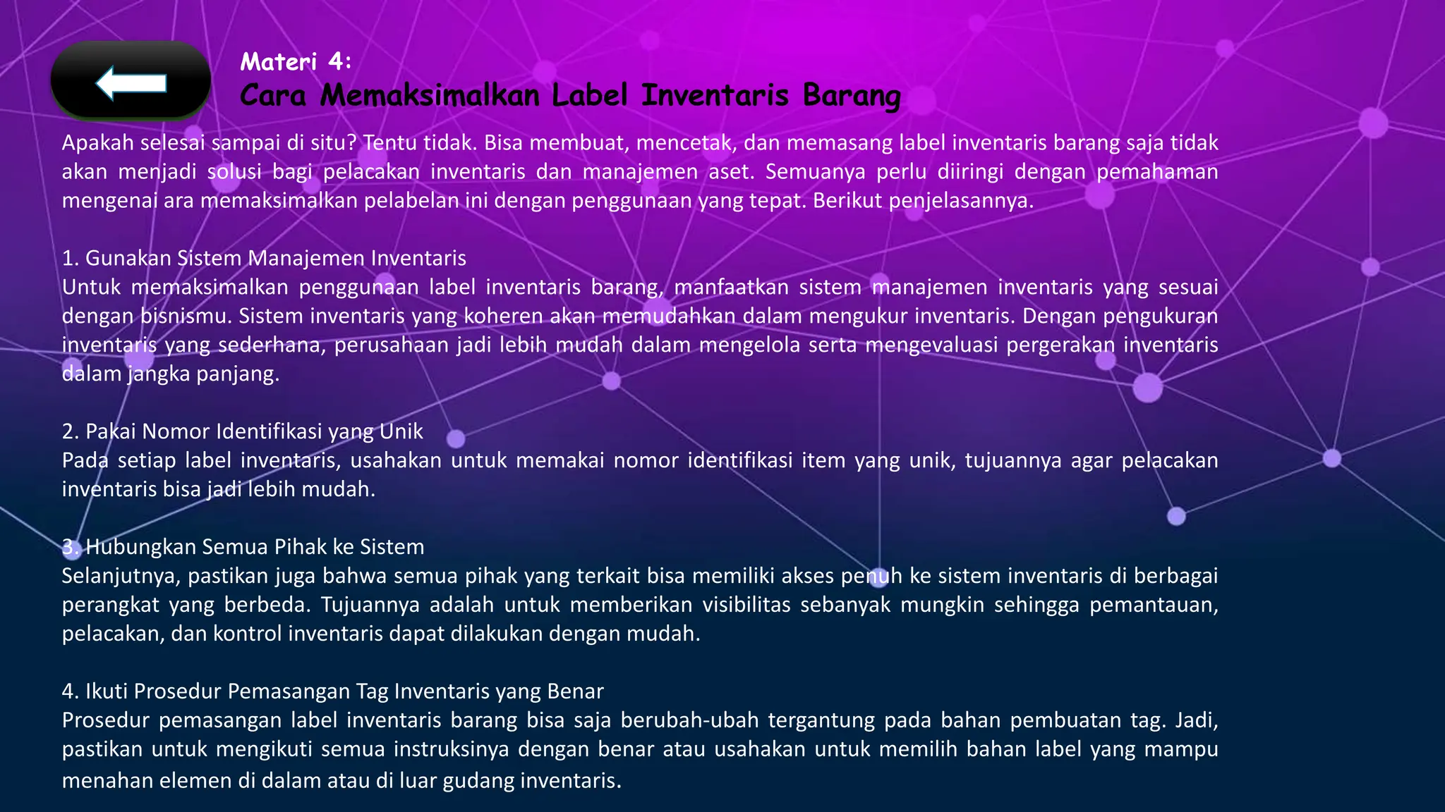 Inventarisasi atau Labeling Barang.pptxx | PPTX