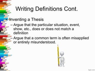 Inventing arguments 6 7 | PPT | Education