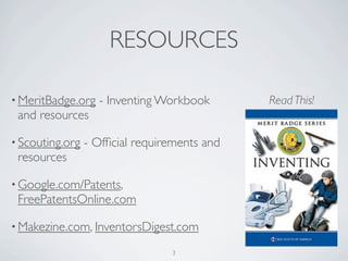 Inventing merit badge | PDF
