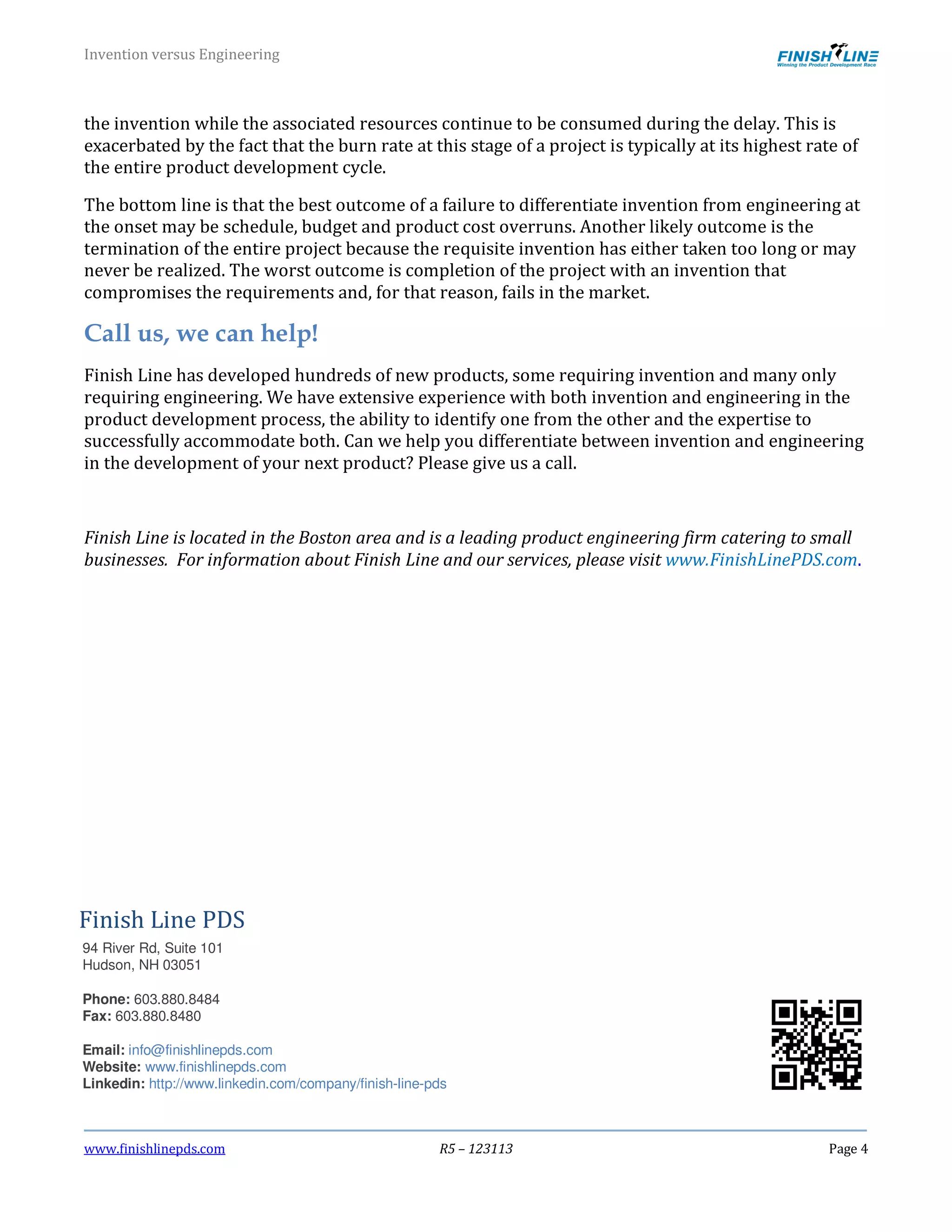 Invention versus Engineering | PDF