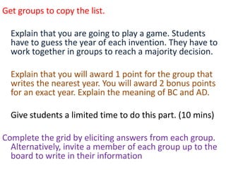 Invention game | PPTX