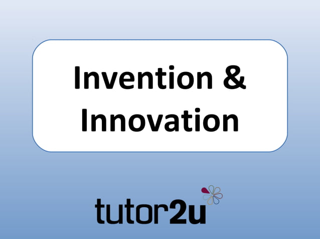 Invention & Innovation (Introduction) | PPT