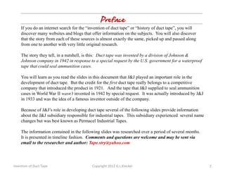 Invention of Duct Tape | PPT