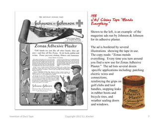 Invention of Duct Tape | PPT
